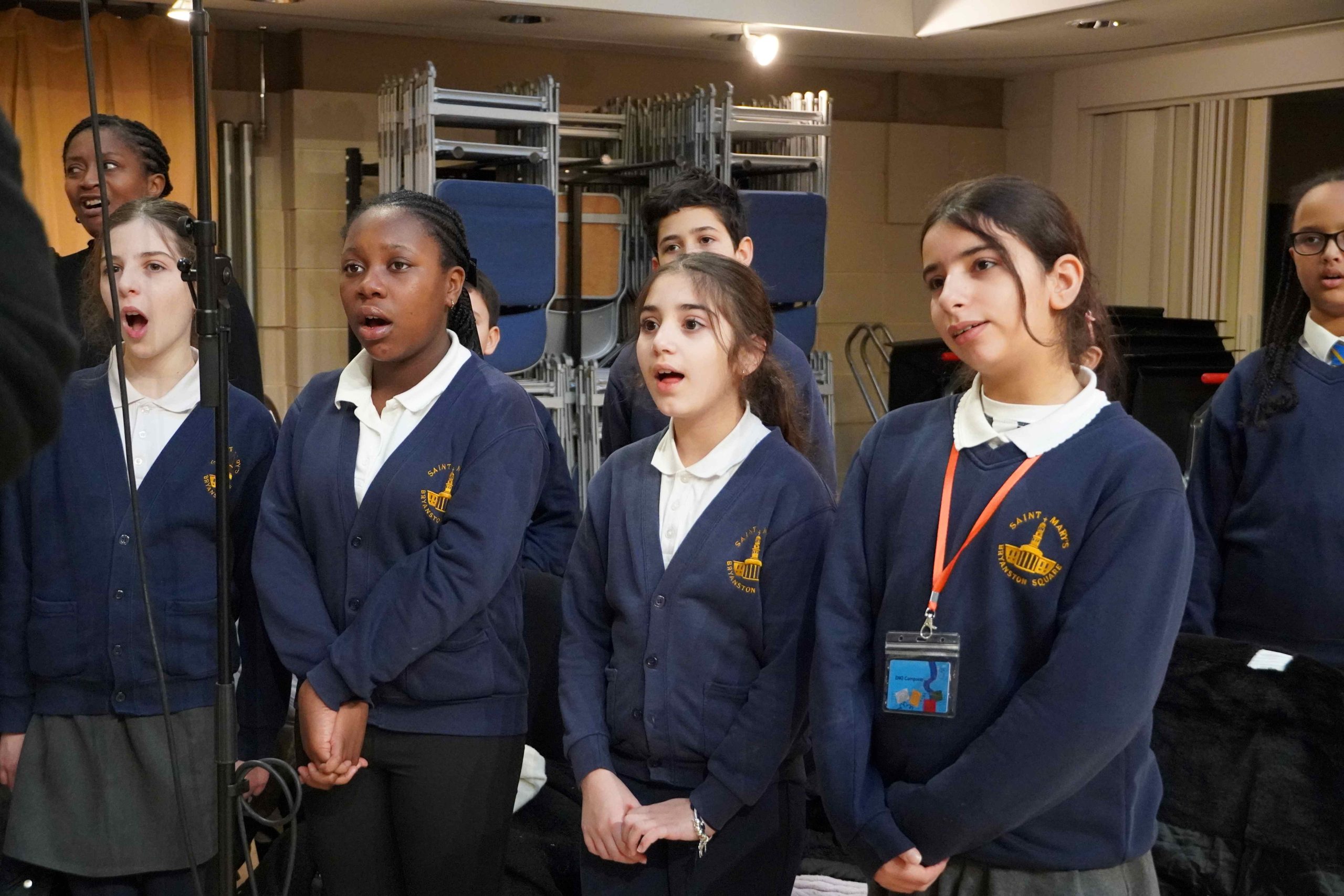 Pupils get Christmas feeling with three new partnership songs