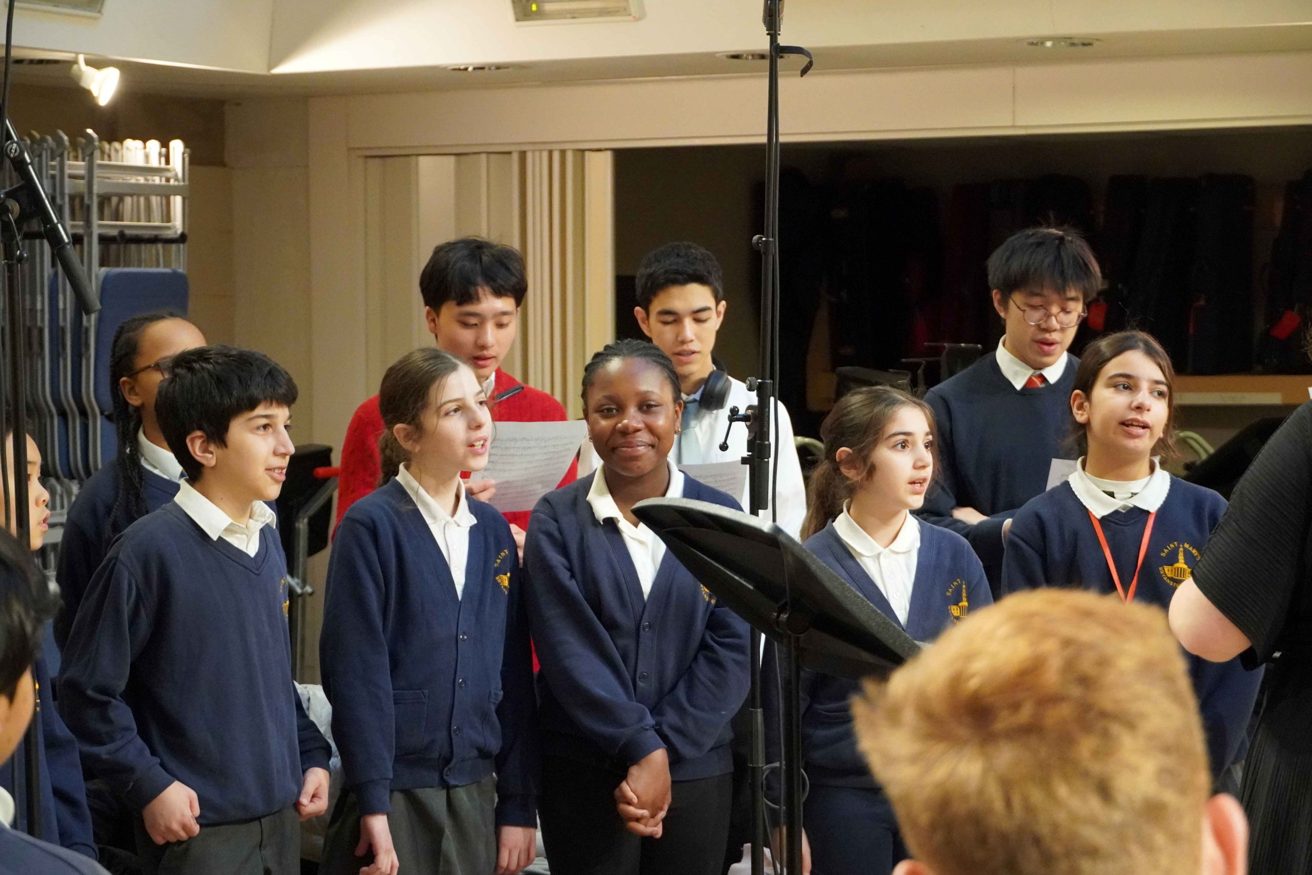 Pupils get Christmas feeling with three new partnership songs