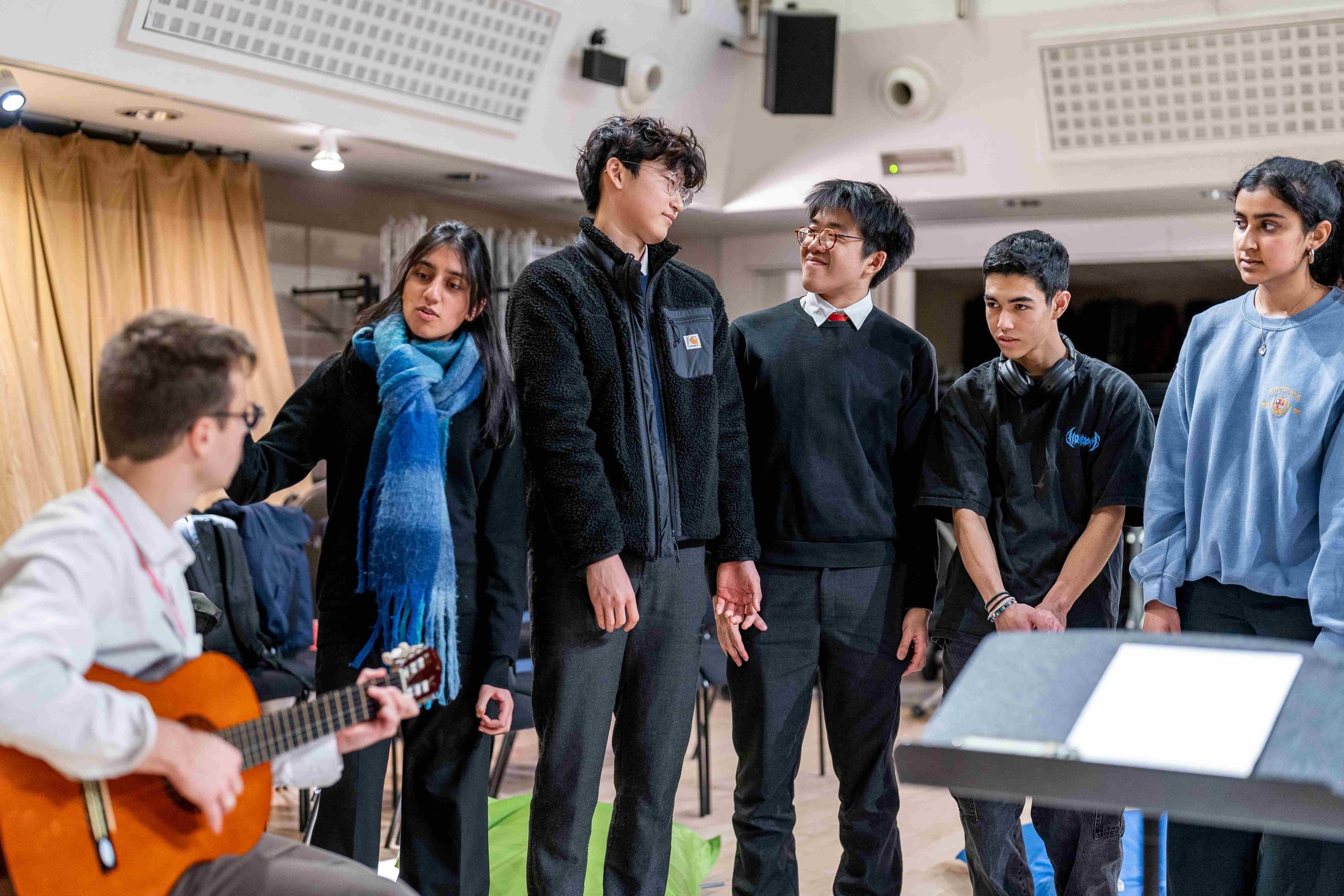 Pupils get Christmas feeling with three new partnership songs